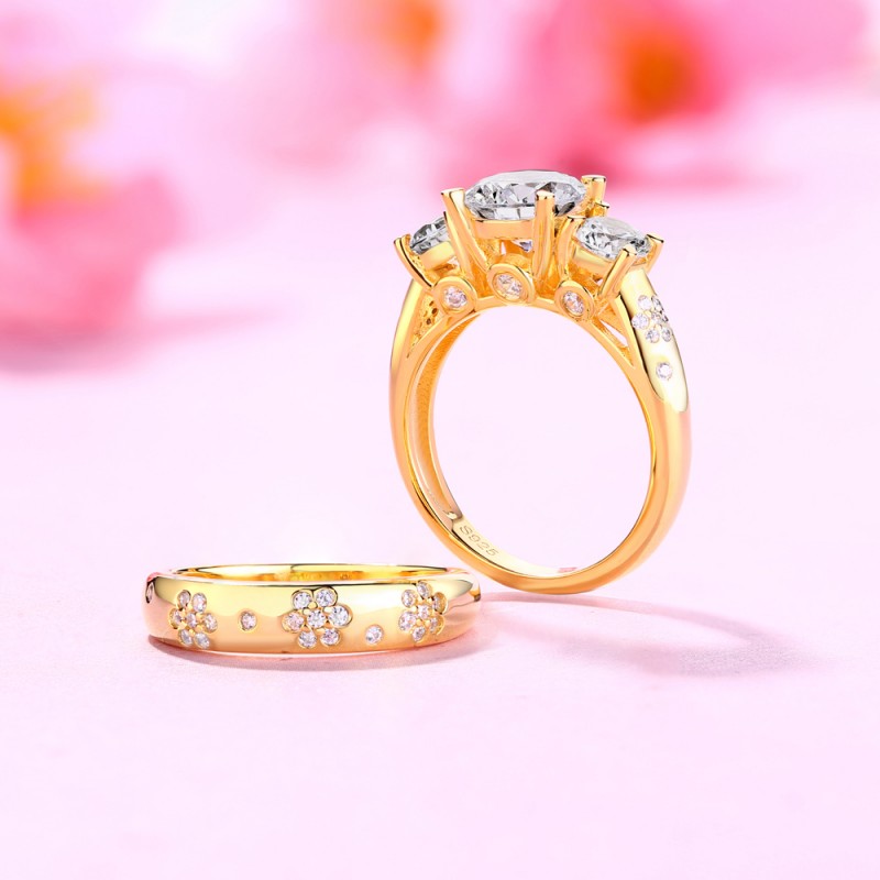 Rold gold wedding sets store